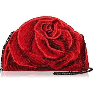 MARY FRANCES ACCESSORIES Petal Passion Handbag