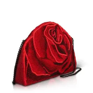MARY FRANCES ACCESSORIES Petal Passion Handbag