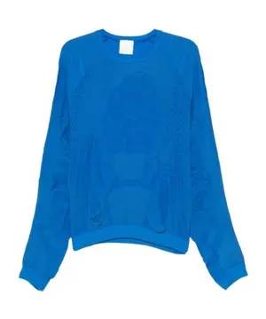 ROA Wama 3d Textured-knit Long-sleeve T-shirt - No
