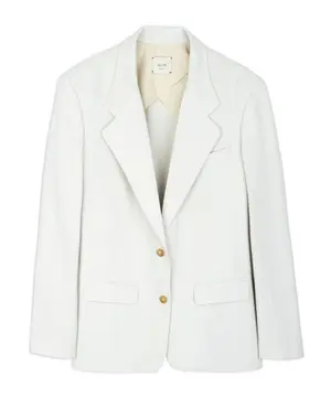 ALYSI Notched Lapel Button-fastening Jacket