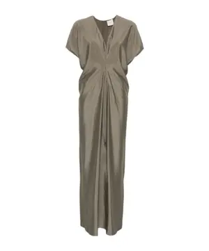 ALYSI Draped Dress - Gray
