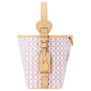 LOUIS VUITTON Monogram Bucket Bag - Blue