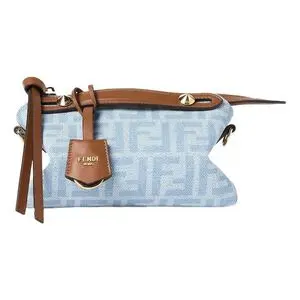 Fendi The Way Soft Mini Denim Bag - Light Blue
