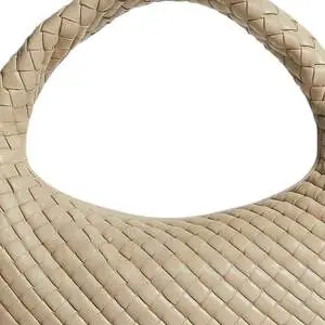 Bottega Veneta Woven Lambskin Top Handle Bag