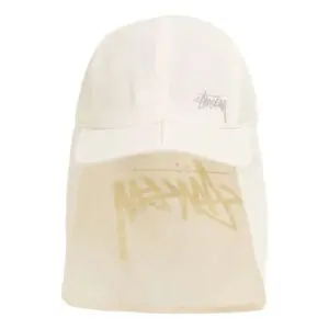 StÜssy Bucket Hat With Neck Shade - Bone