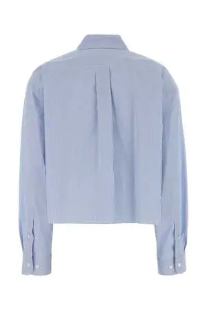Miu Miu Embroidered Poplin Shirt