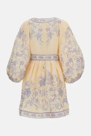Zimmermann Indra Plunge Mini Dress