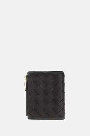 Bottega Veneta Leather Card-holder Intrecciato - Multicolor