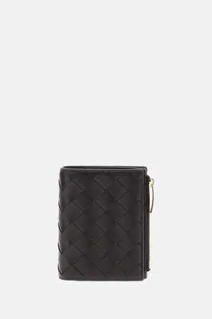 Bottega Veneta Bottega Veneta Women Leather Card-Holder Intrecciato Multicolor