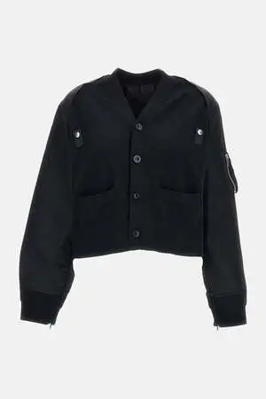 Sacai Hybrid Bomber Cardigan - Multicolor