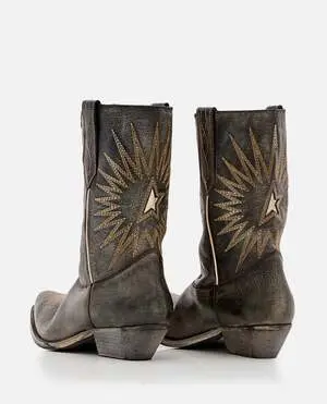 GOLDEN GOOSE Wish Star" Leather Boots