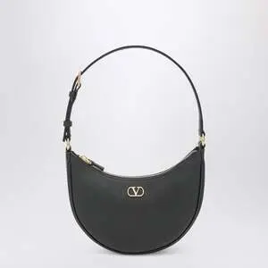Valentino Garavani Vlogo Signature Mini Hobo Bag - Black