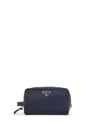 Prada Accessori Pelletteria Blue Speedrock Beauty Case - Multicolor
