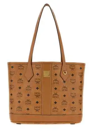 Mcm Printed Canvas Liz Vi Shopping Bag - Multicolor