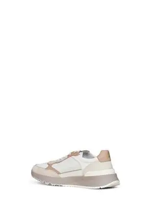 Brunello Cucinelli White Nubuck And Suede Sneakers