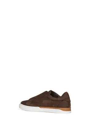 Fendi Nubuck City Low-top Sneakers - Multicolor