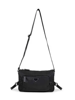 Prada Viaggio Black Medium Crossbody Bag - Multicolor