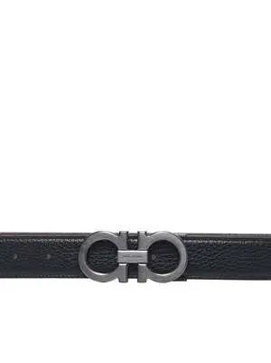 FERRAGAMO Gancini Reversible Leather Belt - Multicolor