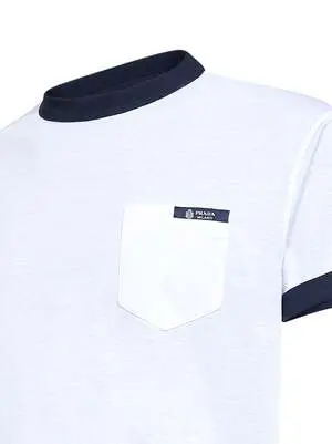 Prada Abbigliamento Reversible Cotton T-shirt - Multicolor