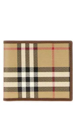 Burberry Printed Canvas Wallet - Multicolor