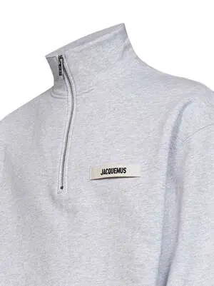 Jacquemus Zipped-rollneck Sweatshirt