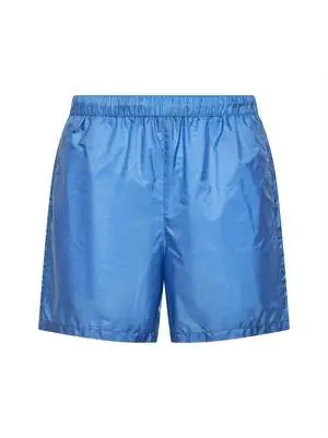 Prada Varie Light Blue Re-nylon Swim Shorts - Multicolor