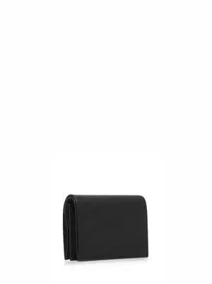 Prada Accessori Pelletteria Black Saffiano Small Wallet