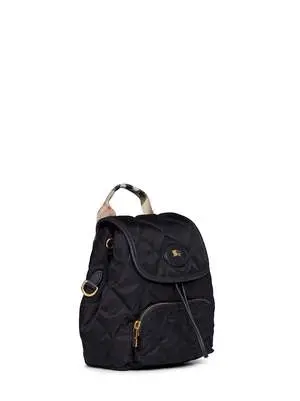 Burberry Black Horseshoe Mini Backpack