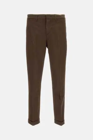 FAY Slim Fit Trousers In Cotton Stretch - Multicolor