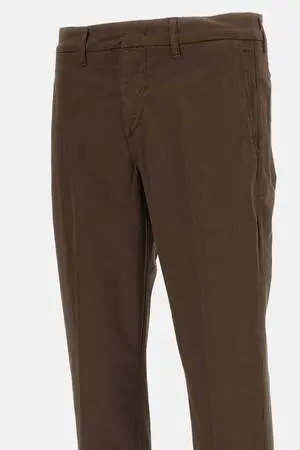 FAY Slim Fit Trousers In Cotton Stretch