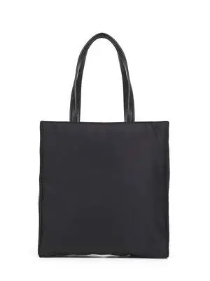 Prada Borse Black Shopping Bag With Shoulder Strap