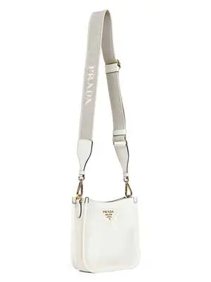 Prada Borse White Mini Crossbody Bag