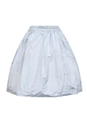 Prada Light Blue Silk Technical Taffeta Short Skirt