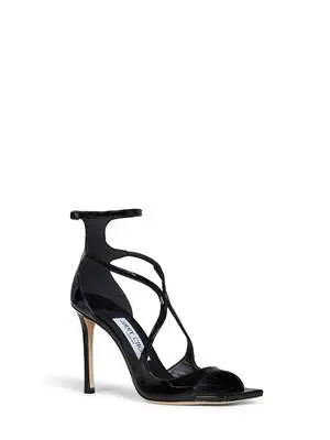 JIMMY CHOO Azia 95 Patent Leather Sandals - Multicolor