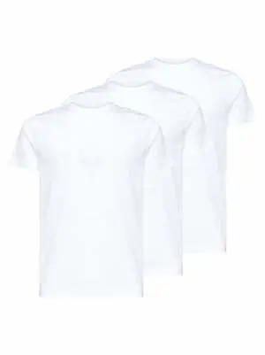 Prada Abbigliamento White Cotton Jersey 3-pack T-shirt