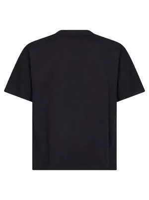 Versace Black Cotton Jersey Printed Regular T-shirt - Multicolor
