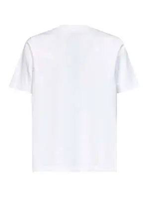 Casablanca White Cotton Jersey Diamond Logo T-shirt