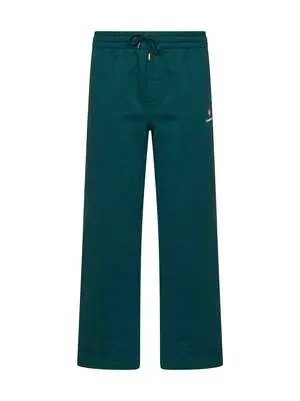 Casablanca Green Loopback Cotton Sport Type Classic Joggers - Multicolor