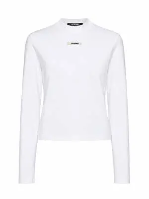 Jacquemus White The Gros Grain Long-sleeved T-shirt - Multicolor