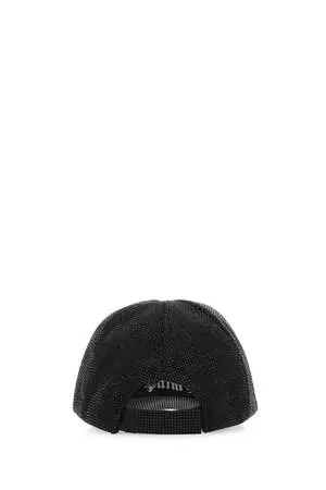 Palm Angels Embellished Cotton Baseball Cap