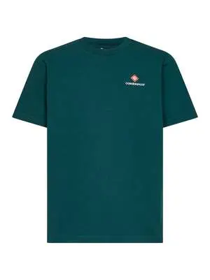 Casablanca Green Cotton Jersey Sport Type T-shirt - Multicolor