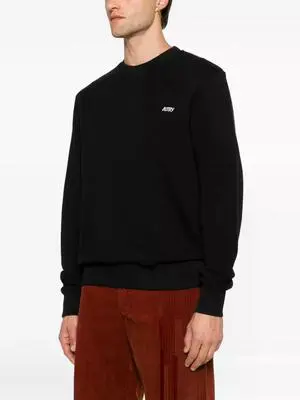 AUTRY Logo Embroidered Cotton Sweater