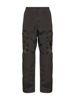 Stone Island Coal Grey Metal Nylon Cargo Trousers