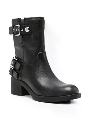 Guess Leather Buckled Boots