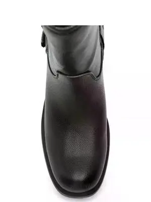 Guess Leather Buckled Boots