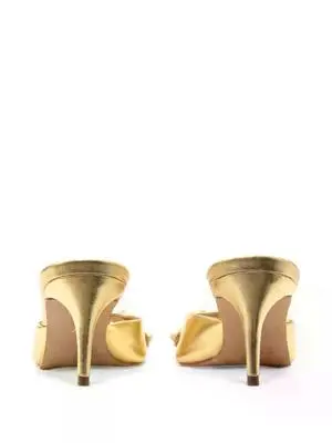ANDREA CARRANO Embellished Detail Open Toe Stiletto Heel Sandals