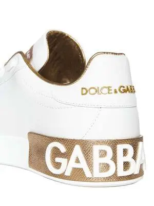 Dolce & Gabbana Portofino Calfskin Sneakers - Multicolor
