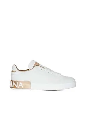Dolce & Gabbana Dolce & Gabbana Portofino Calfskin Sneakers Multicolor