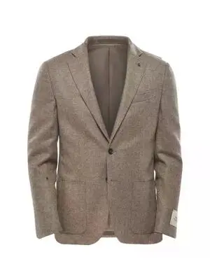 Corneliani Single-breasted Notch-lapel Blazer - Brown
