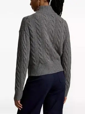 Polo Ralph Lauren Cable-knit Embroidered-logo Sweater